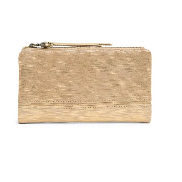 HOBO | Bags | Hobo Haye Bifold Wallet In Golden Taupe | Poshmark